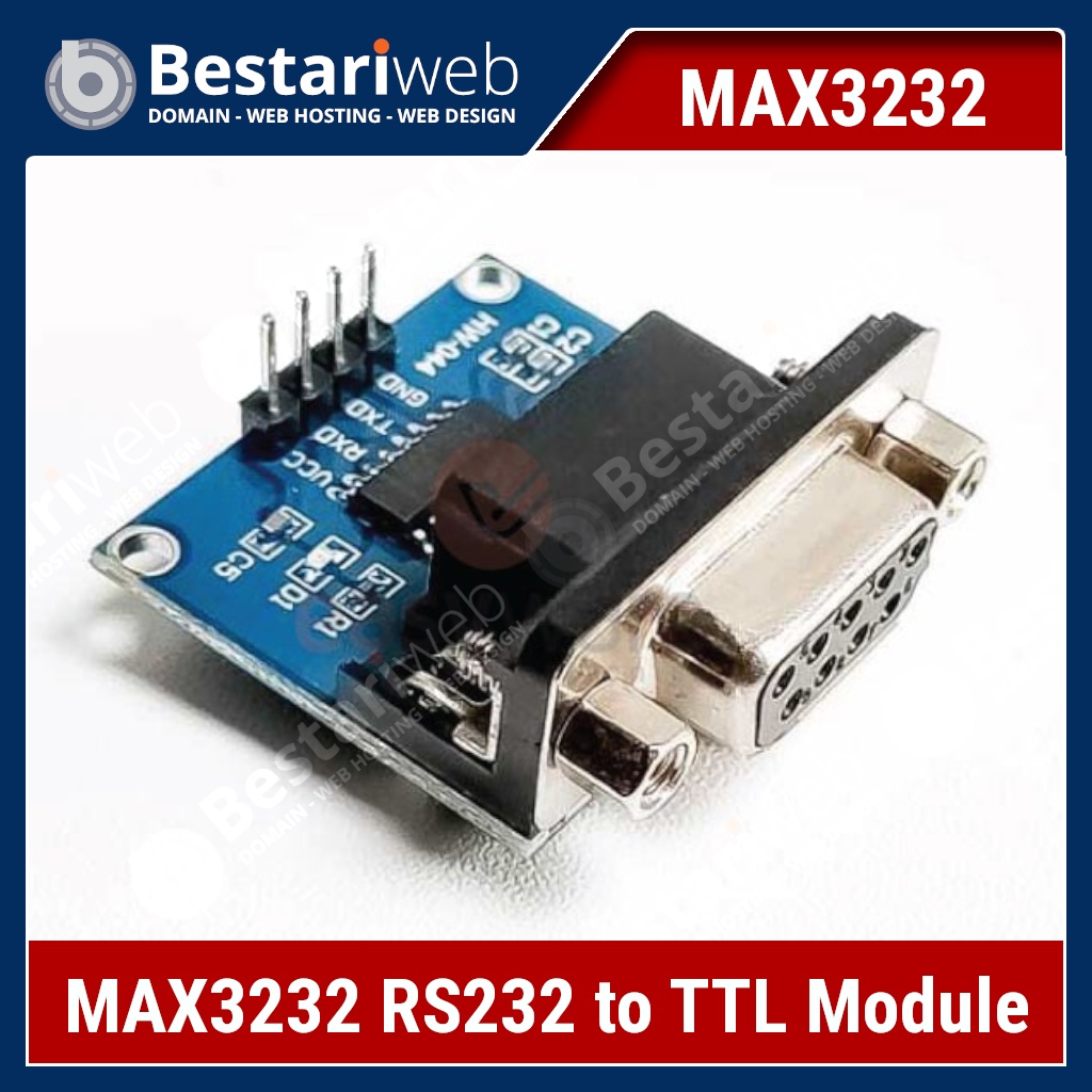 Jual MAX3232 RS232 to TTL Serial Port Converter module DB9 Connector | Shopee Indonesia