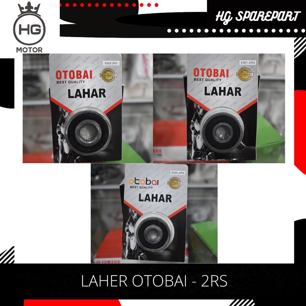 Jual Lahar Laher Bearing OTOBAI 6300 6301 6302 2RS Original | Shopee Indonesia