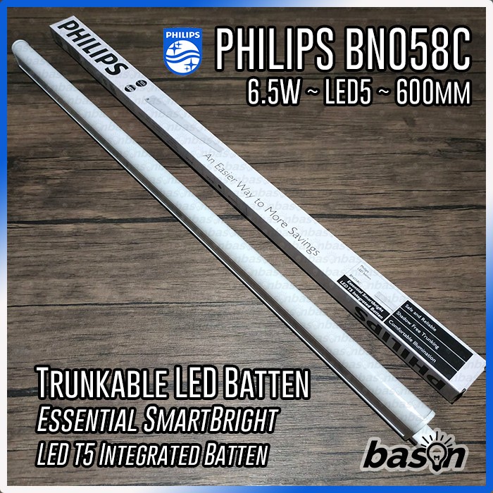 Jual PHILIPS BN058C 6.5W LED5 60cm - Lampu LED Batten Trunkable | Shopee Indonesia