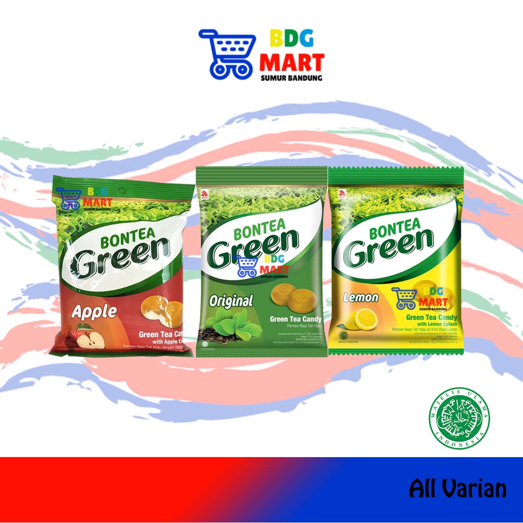 Jual VARIAN Bontea Permen Rasa Teh Hijau Green Tea Isi Aneka Rasa ...