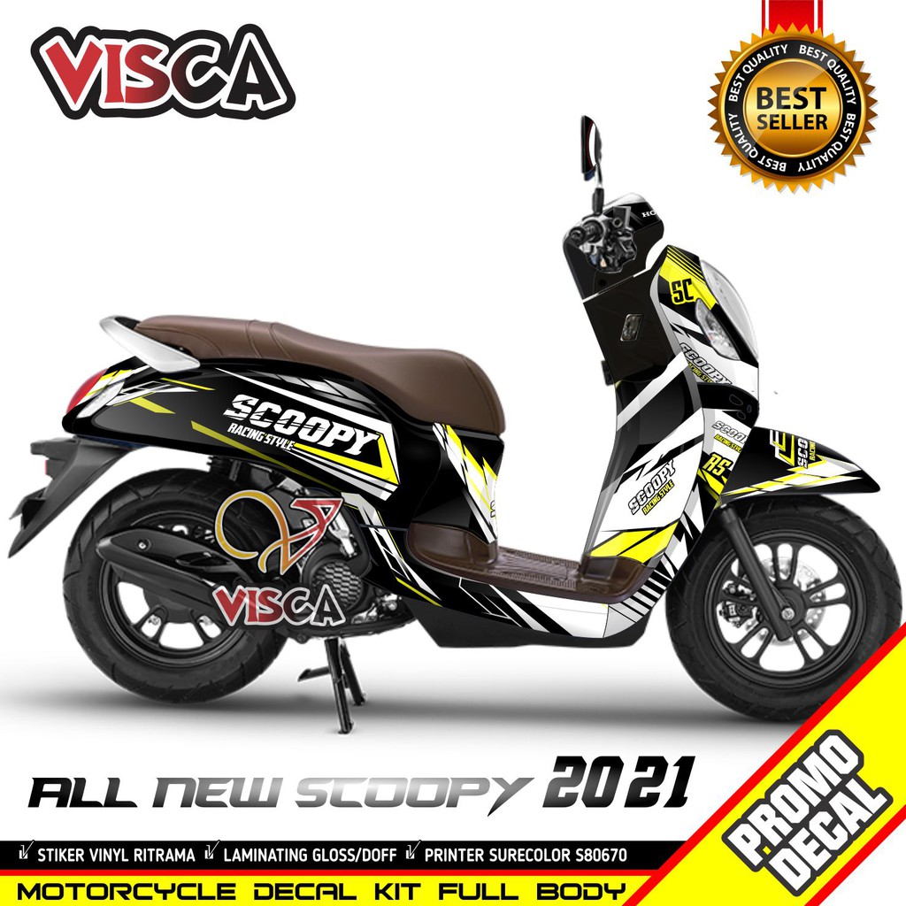 Jual Decal Scoopy Full Body Stiker Scoopy 2021 Stiker Scoopy 2021 Full ...