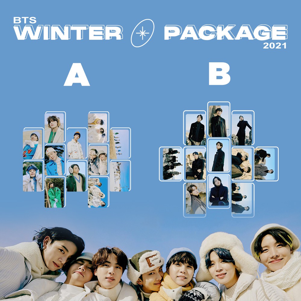 Jual [READY] BTS - Winter Package 2021 Unofficial Photocard PC Set ...