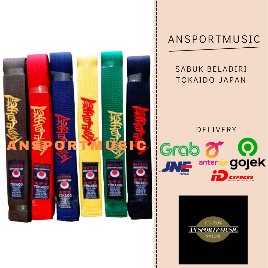 Jual Sabuk Beladiri Karate Taekwondo Silat TOKAIDO | Shopee Indonesia