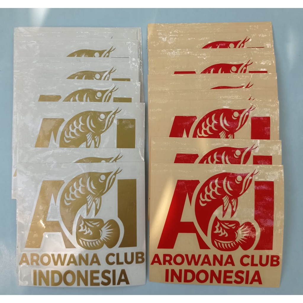Jual STICKER ARWANA CLUB INDONESIA STICKER CUTTING 10 CM | Shopee Indonesia