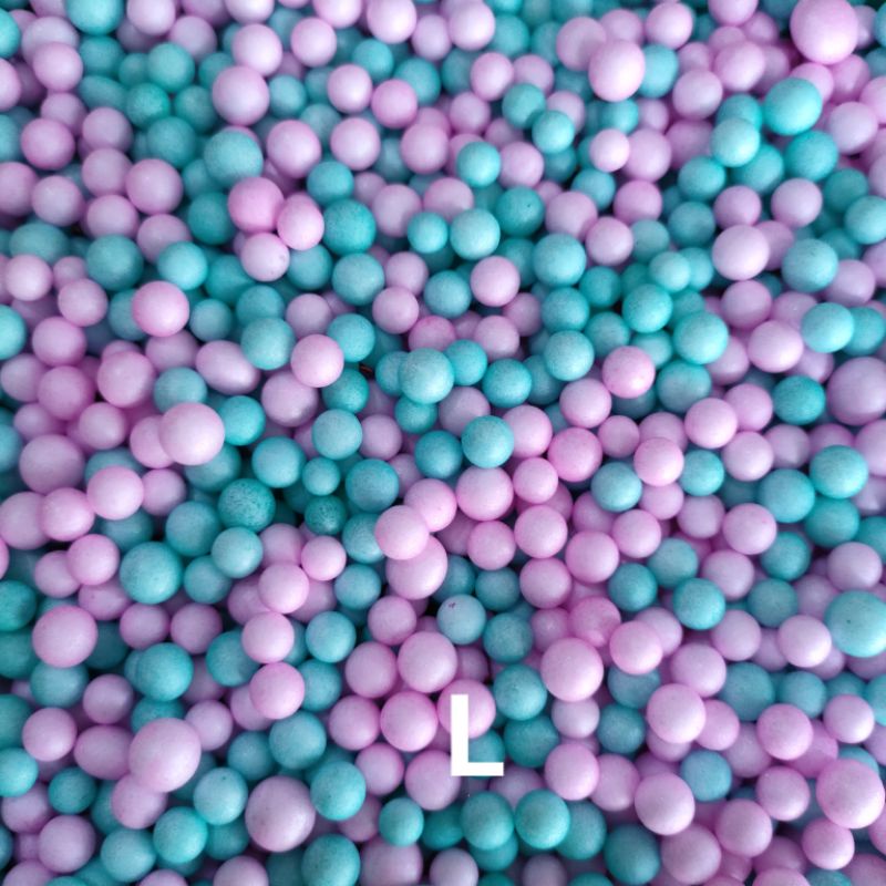 Jual Styrofoam butir warna warni foam slime | Shopee Indonesia