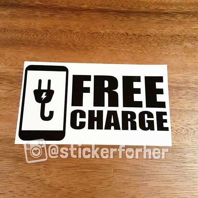 Jual Stiker Decal Logo Free Charge untuk Dekorasi Resto / Cafe / Warung ...