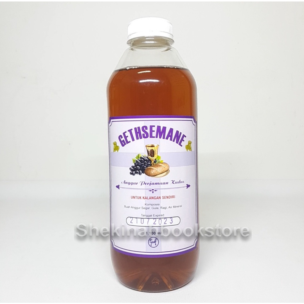 Jual Anggur botol perjamuan kudus Gethsemane 1100ml | Shopee Indonesia