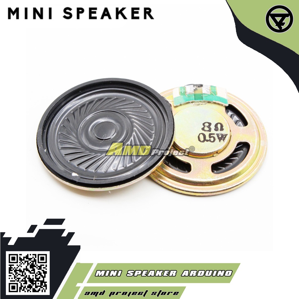 Jual Mini Speaker 8 Ohm 0,5W For Arduino Spiker Kecil 0.5 Watt Universal Original | Shopee Indonesia