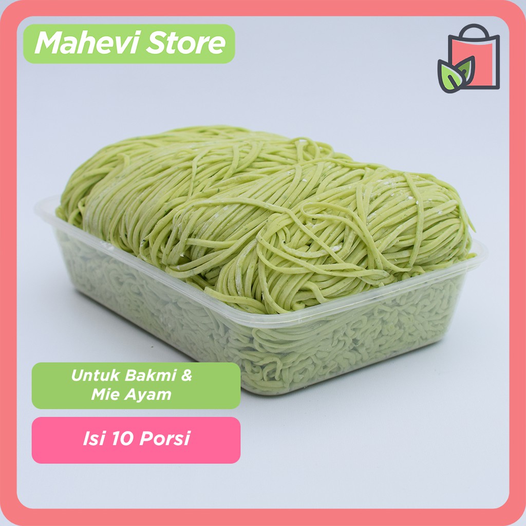 Jual Mie Mentah Pakcoy Organik 10 Porsi untuk Mie Ayam Bakmi Ramen ...