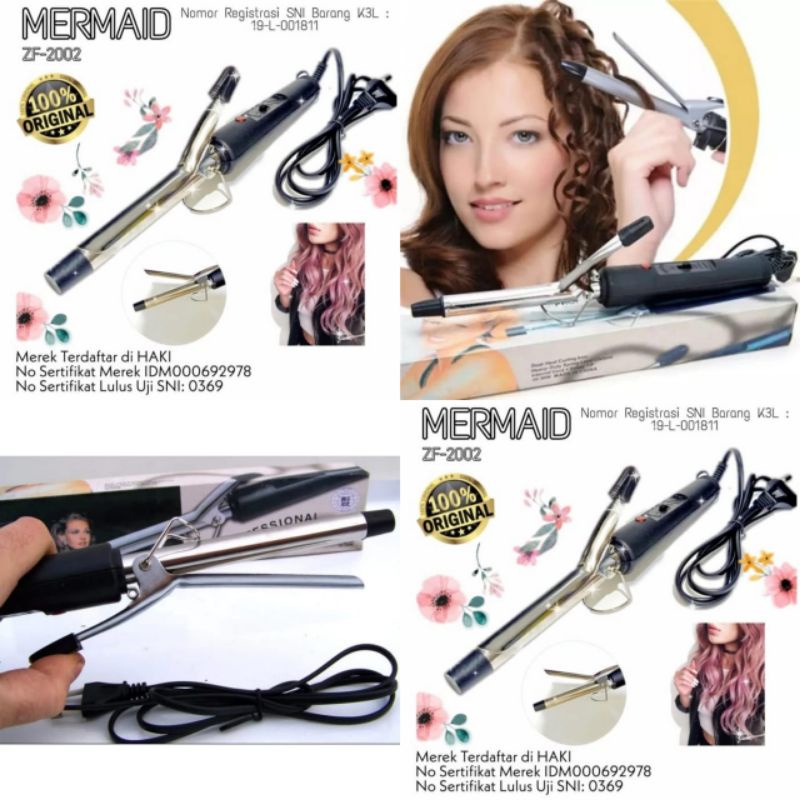 Jual Catok Keriting / Catok Curly Mermaid ZF2002 | Shopee Indonesia