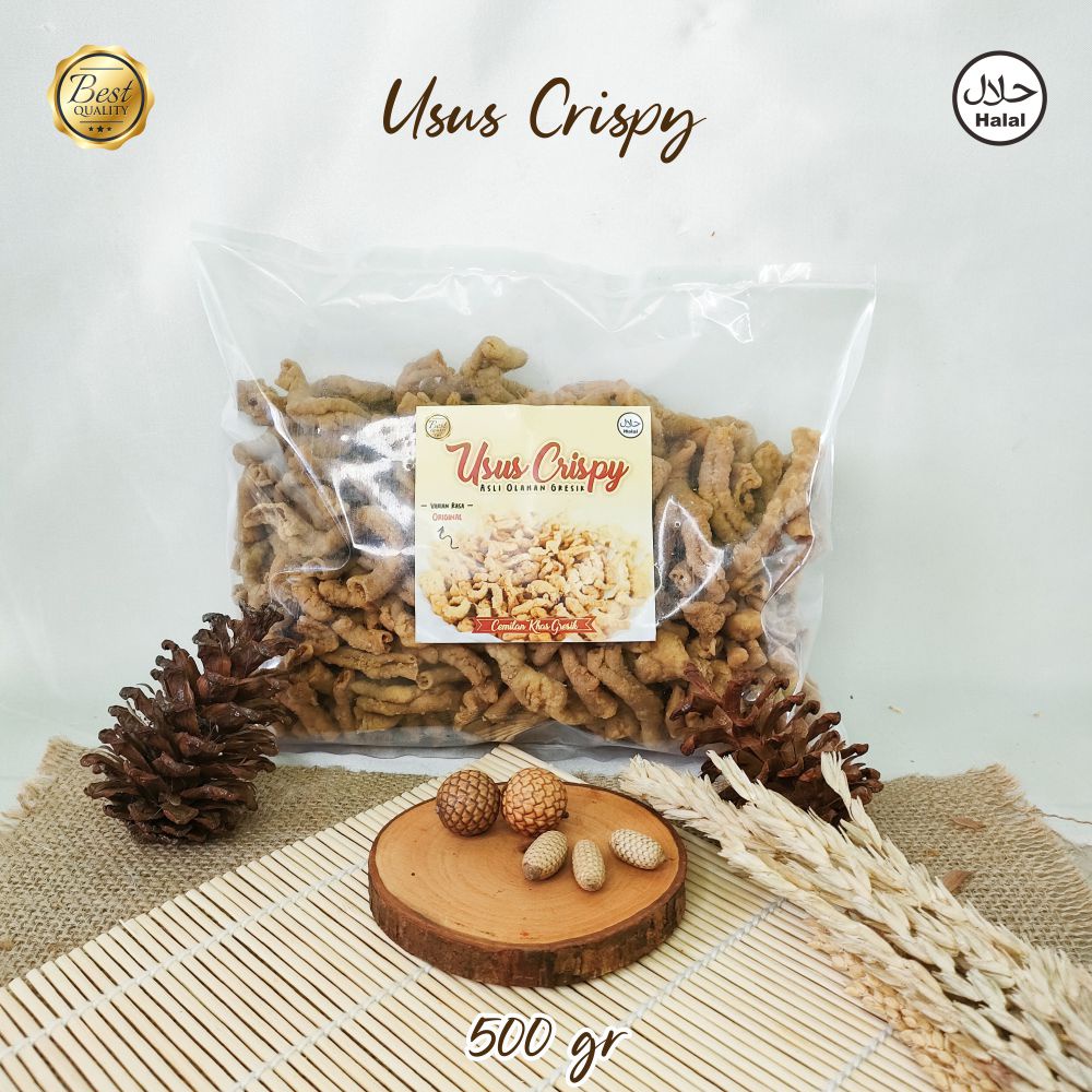 Jual VIRAL USUS CRISPY AYAM NDOWER PEDAS DAUN JERUK BUMBU BASAH CEMILAN ...
