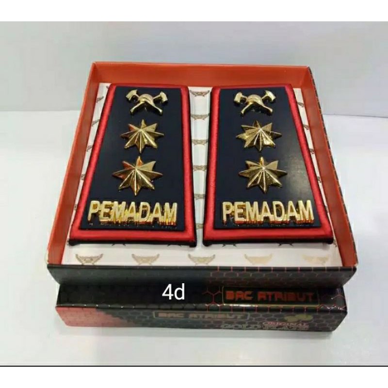 Jual pangkat pemadam Pdh golongan 4d pangkat damkar | Shopee Indonesia
