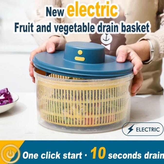 Jual Alat Pencuci Mencuci Pengering Sayur Salad Spinner Dehydrator ...
