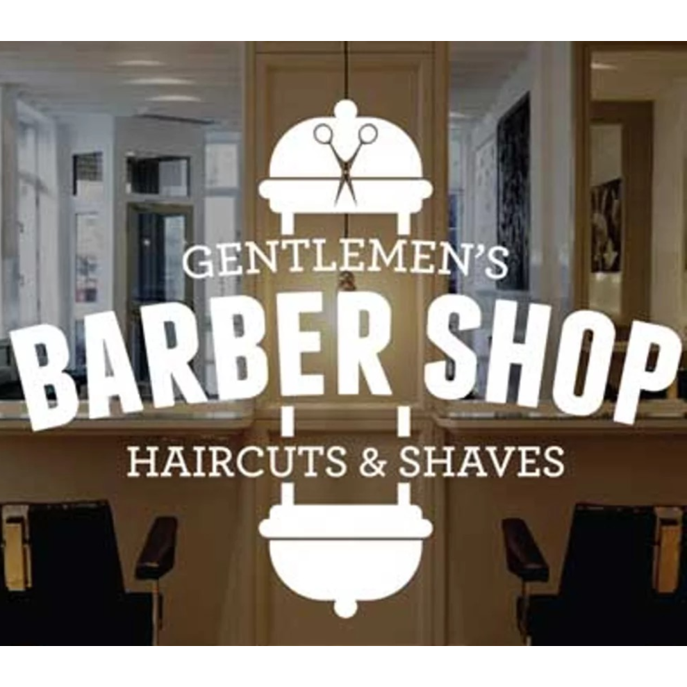 Jual stiker pangkas rambut kaca stiker pangkas rambut dinding stiker ...