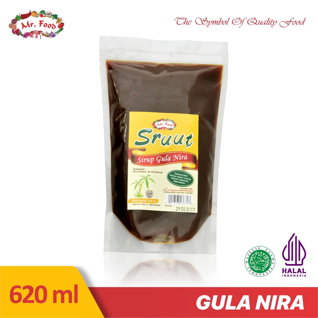 Jual Sirup Gula Nira Mr. Food (Pouch) 620ml | Shopee Indonesia