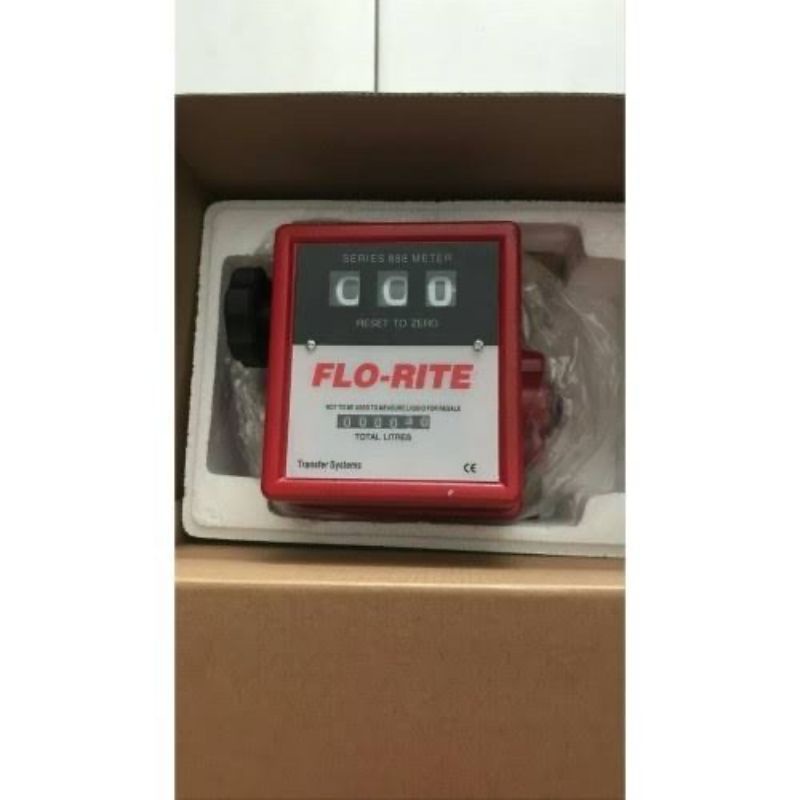 Jual Flow Meter Flo-Rite 3 digit 1"(inch) Drat Meteran Solar 1 inch 3 ...