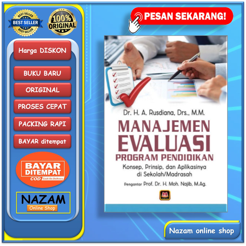 Jual Buku manajemen evaluasi program pendidikan oleh Rusdiana | Shopee Indonesia