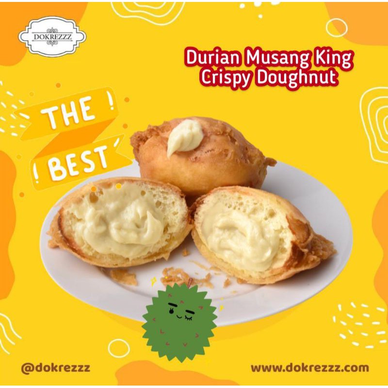 Jual Durian musang king crispy doughnut | Shopee Indonesia