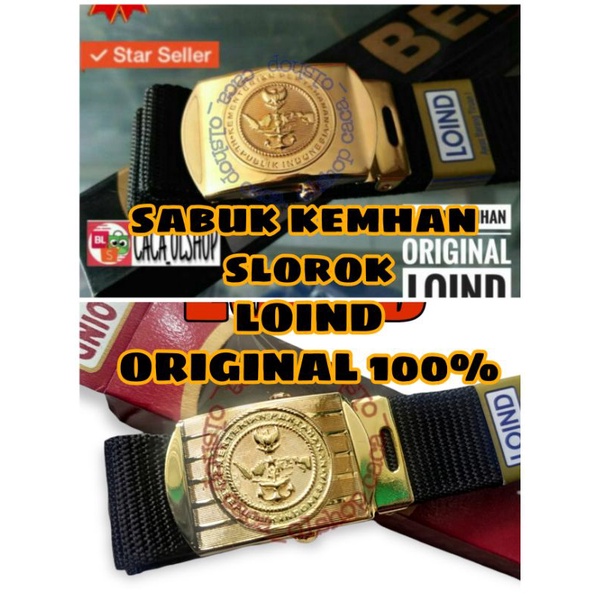 Jual Sabuk Kemhan LOIND Slorok Rol Polos dan Motif | Shopee Indonesia