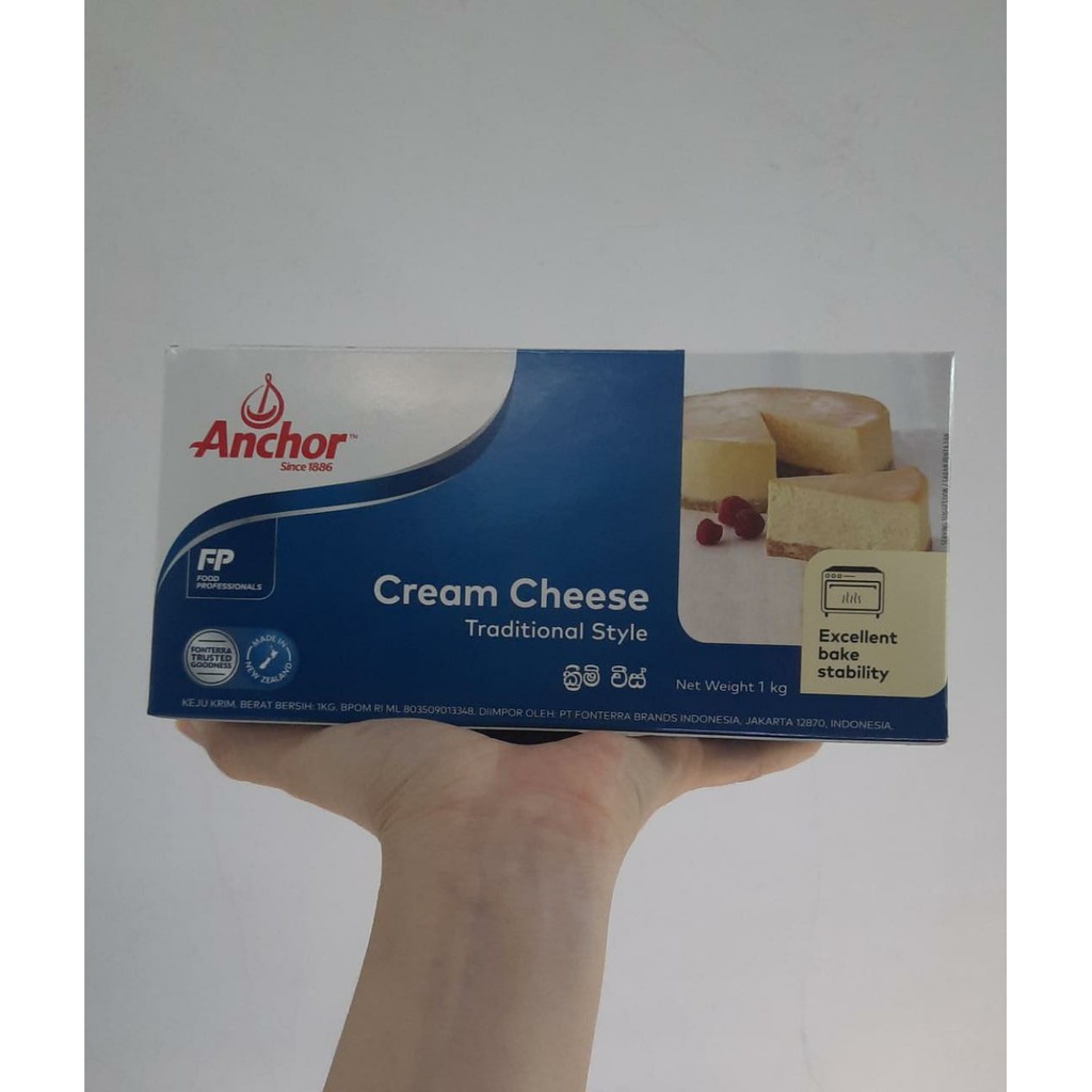 Jual anchor cream cheese berat 1 kg | Shopee Indonesia