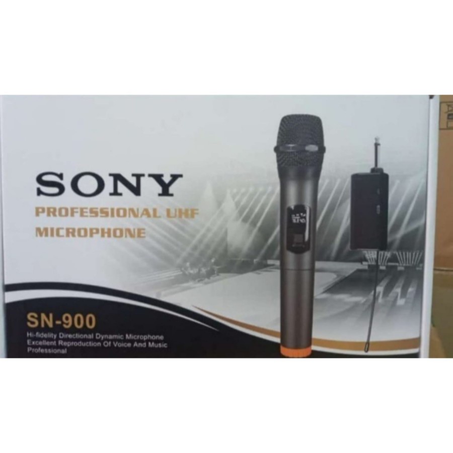 Jual AGEN MIC/MICROPHONE SONY WIRELESS SN 900 UHF CHARGER | Shopee ...