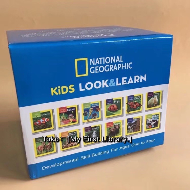 Jual 12 board book national geographic kids look&learn | Shopee Indonesia