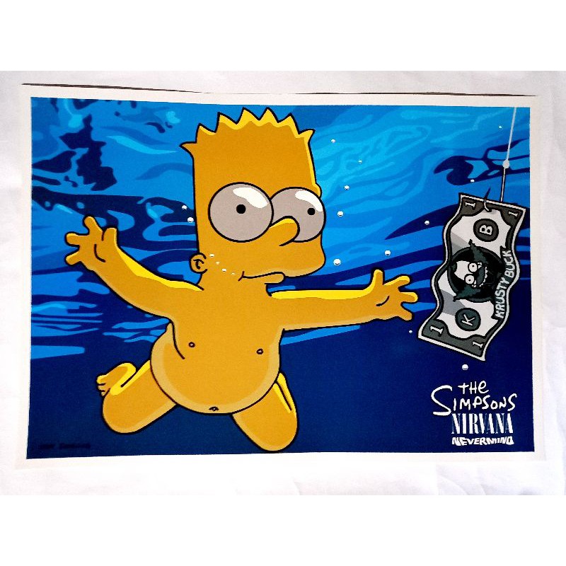 Jual POSTER THE SIMPSONS NIRVANA ukuran 50 × 70 cm | Shopee Indonesia