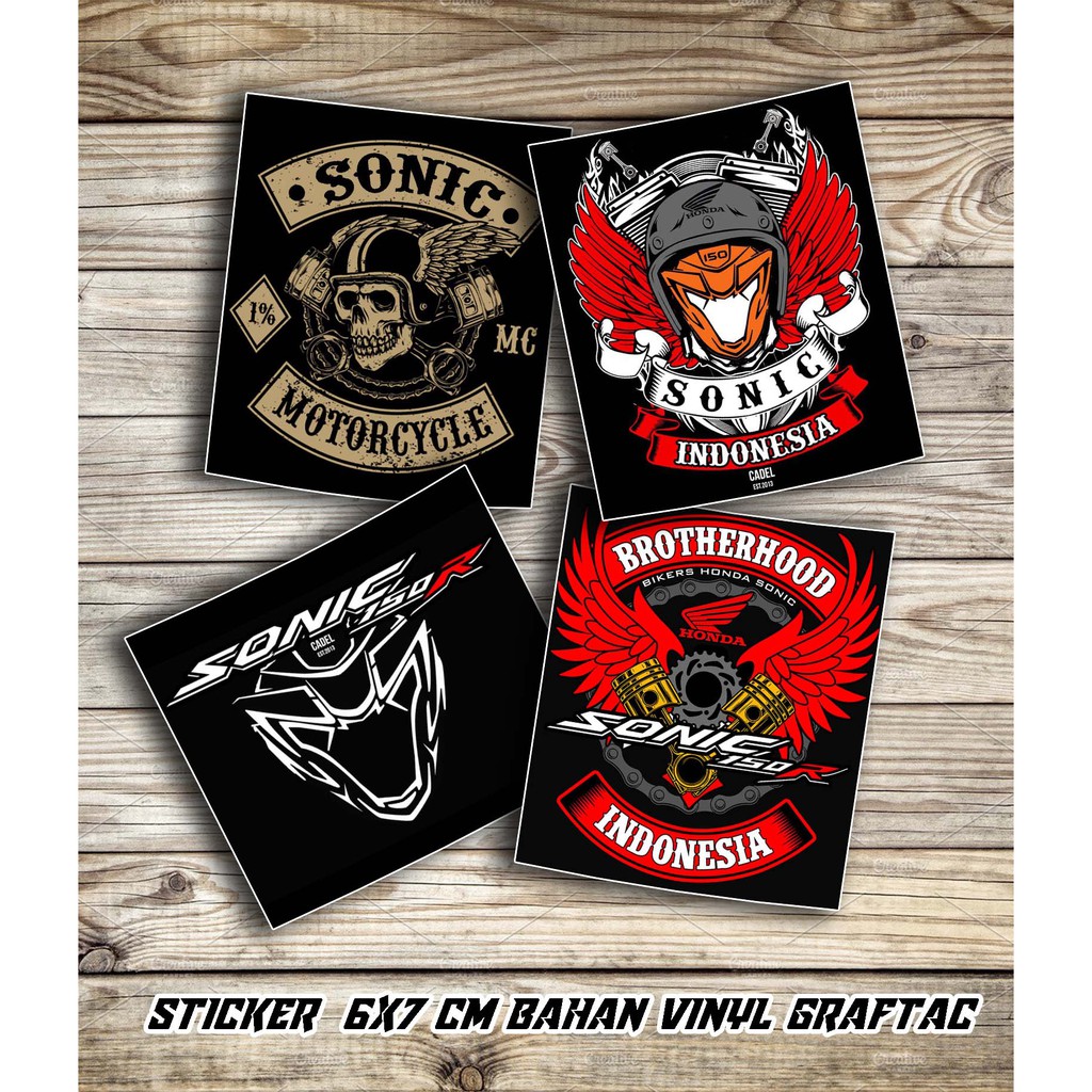 Jual sticker motor sonic stiker biker sonic striping sonik | Shopee ...
