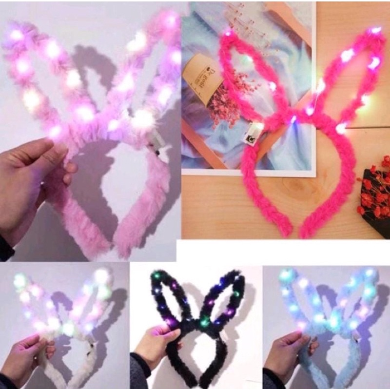 Jual ASEMKAJKT - Bando Lampu LED Bunny Telinga Kelinci Party Natal ...