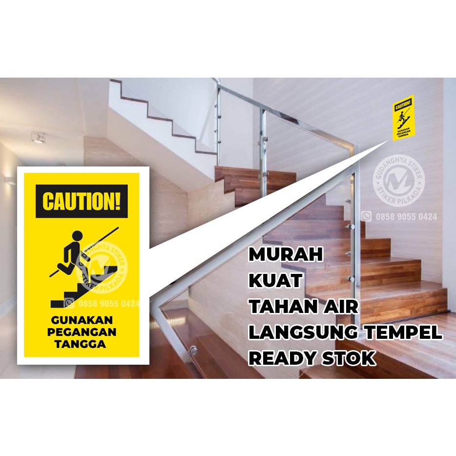 Jual STIKER VINYL GUNAKAN PEGANGAN TANGGA | Shopee Indonesia