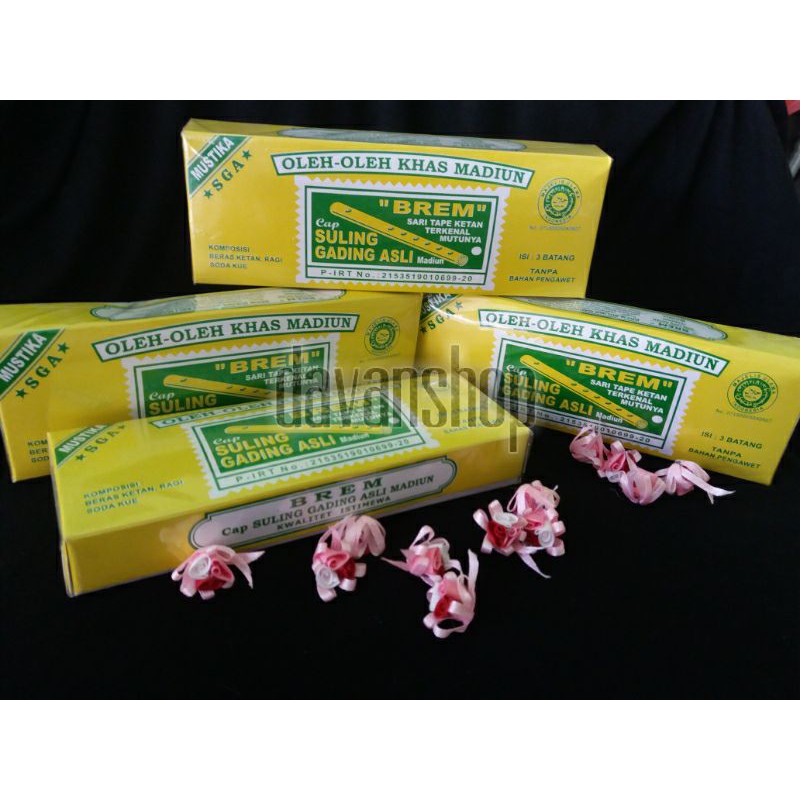 Jual BREM SULING GADING ASLI MADIUN isi 3 Lapis (Kemasan Baru) | Shopee ...