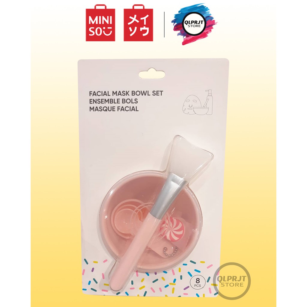Jual TEMPAT MASKER - Miniso BEAUTY TOOLS DIY SET MASKER | Shopee Indonesia