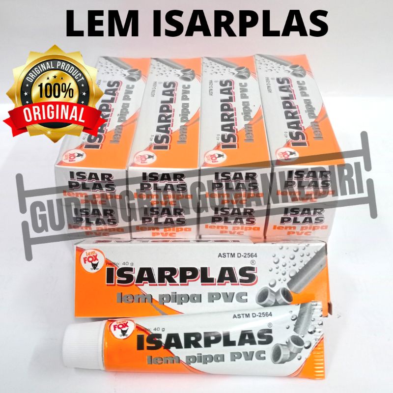Jual [ORIGINAL] Lem pipa PVC ISARPLAS / lem Isarplas / lem PVC | Shopee Indonesia