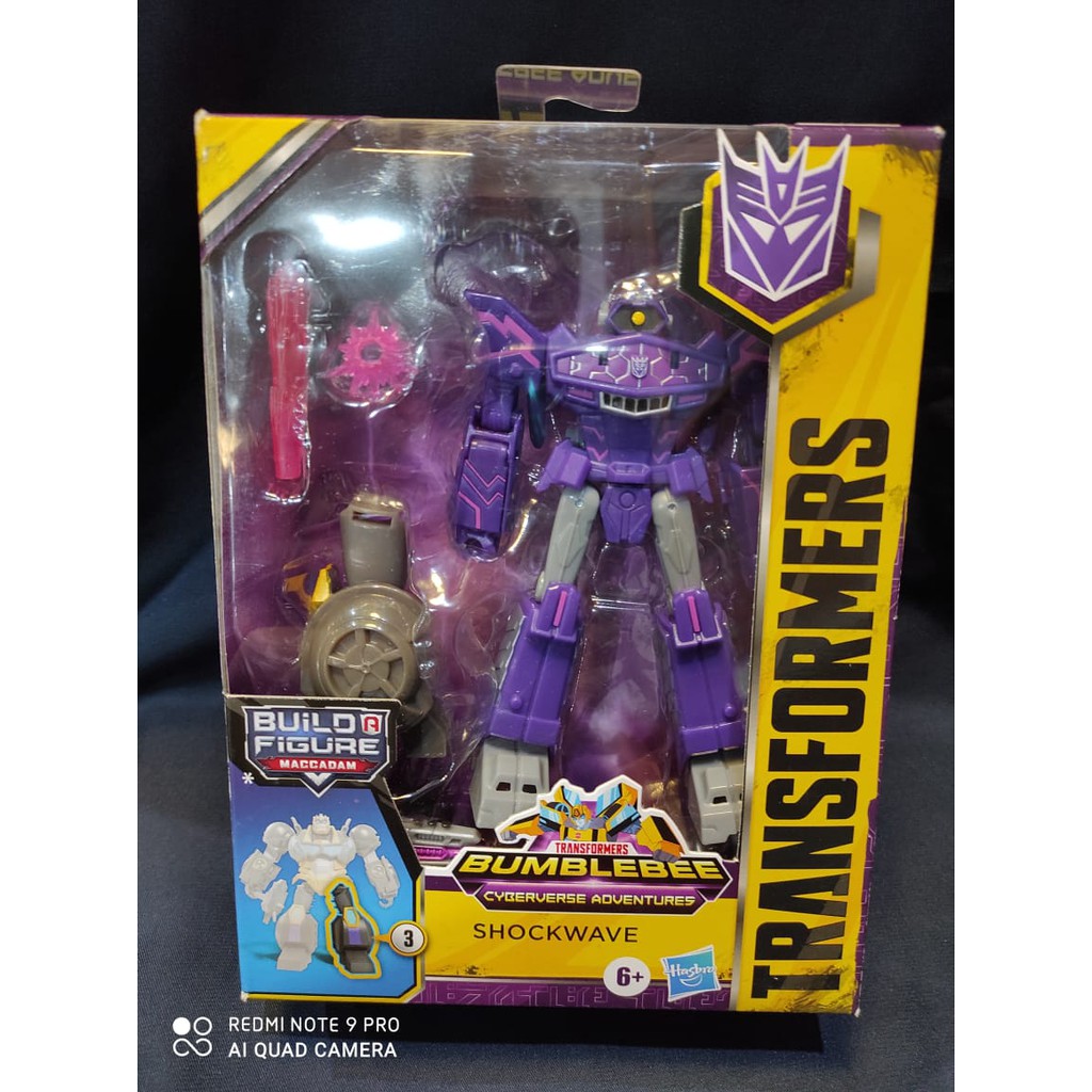 Jual HASBRO TRANSFORMERS Cyberverse Deluxe Class Shockwave Figure with ...