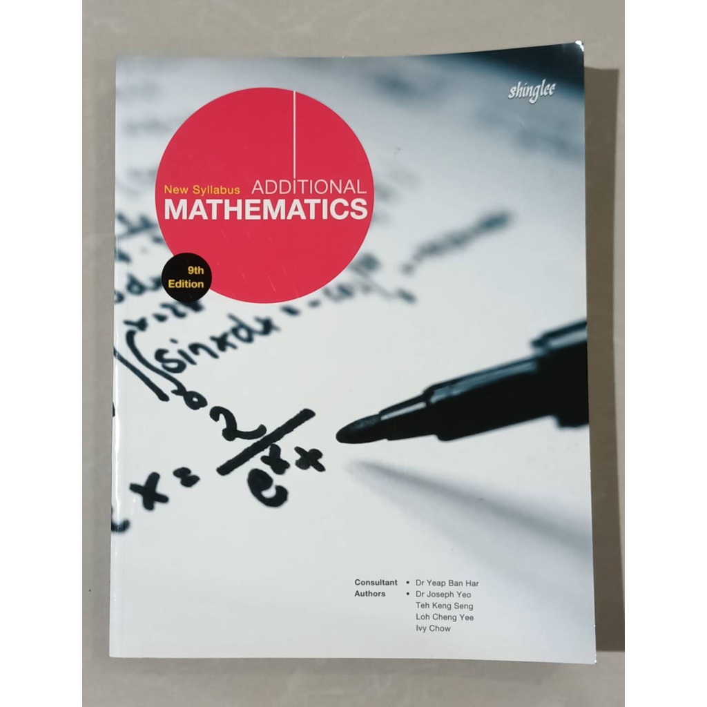Jual Buku New Syllabus Additional Mathematics (9th edition) | Shopee ...