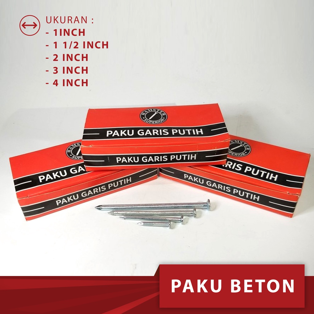 Jual PAKU / PAKU BETON / PAKU TEMBOK / PAKU BETON GALVANIS 1 2 3 4 INCH ...