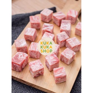 Jual Daging Sapi Beef Wagyu Saikoro Cubes Meltique FRESH CUT! | Shopee ...