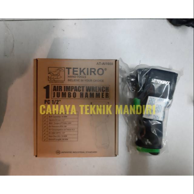 Jual TEKIRO AT-AI1668 air impact 1/2" Dr jumbo hammer impek Alat buka ...