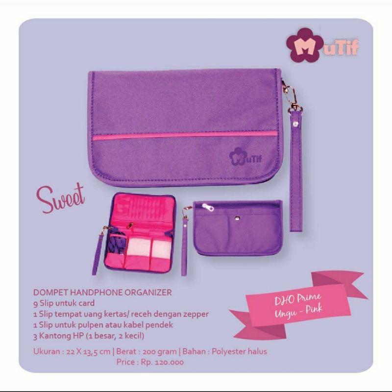 Jual Mutif DHO Prime (Dompet Handphone Organizer) | Shopee Indonesia