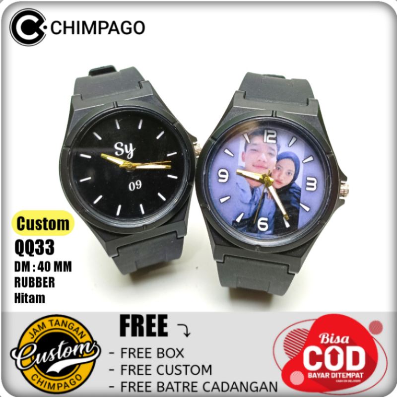 Jual Jam tangan custom | pria dan wanita | Bisa request custom | Shopee ...