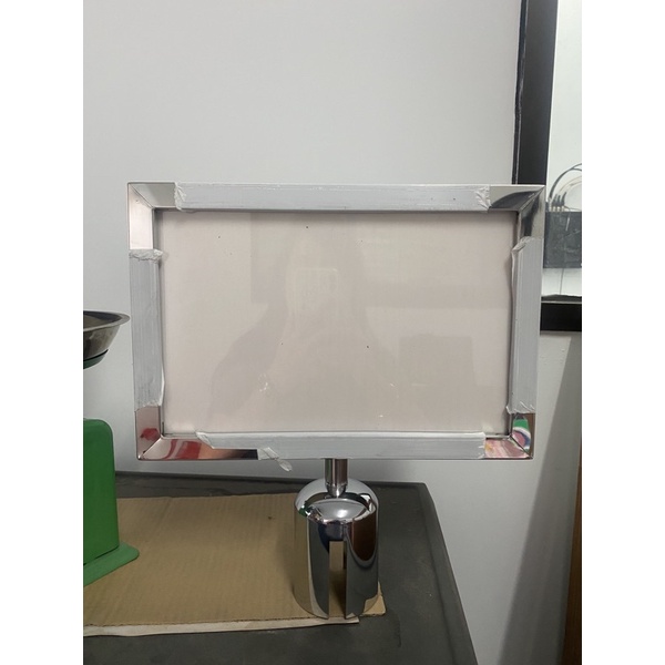 Jual SIGN FRAME A4 LANDSCAPE SIGNAGE/ PAPAN TIANG ANTRIAN | Shopee ...