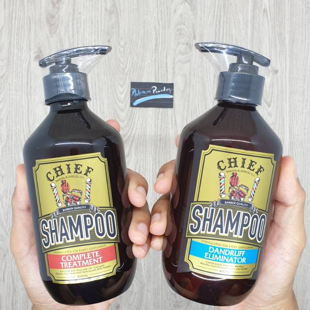Jual Shampoo Chief Dandruff & Complete Treatment 400ml. Chief Shampoo ...