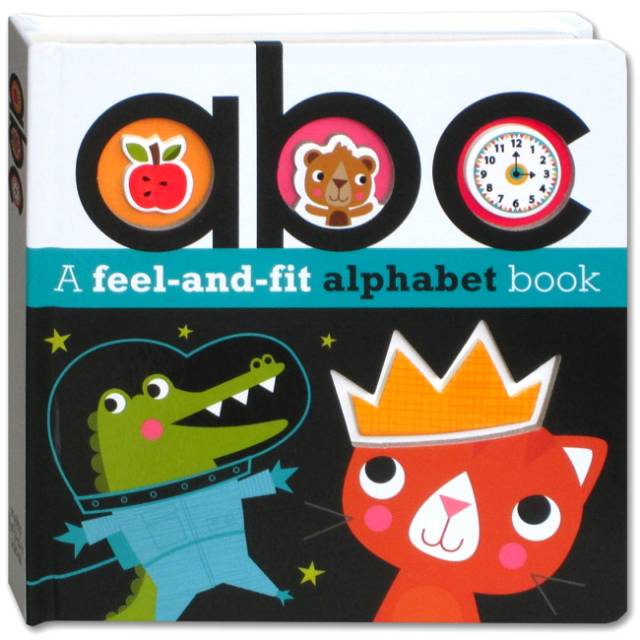 Jual BUKU BELAJAR HURUF ABC Board Book (a Feel and Fit Alphabet Book ...