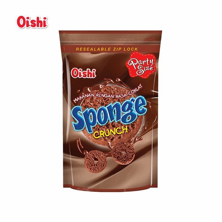 Jual Oishi Sponge Crunch rasa Coklat 100gr | Shopee Indonesia