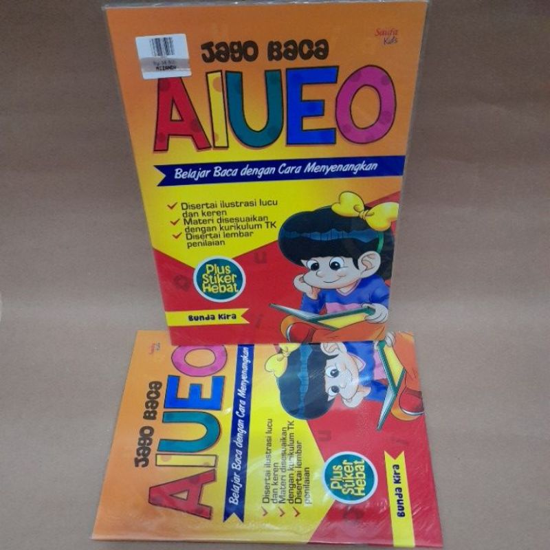 Jual Buku Anak : Jago Baca AIUEO Belajar Baca dengan Cara Menyenangkan - Bunda Kira | Shopee ...