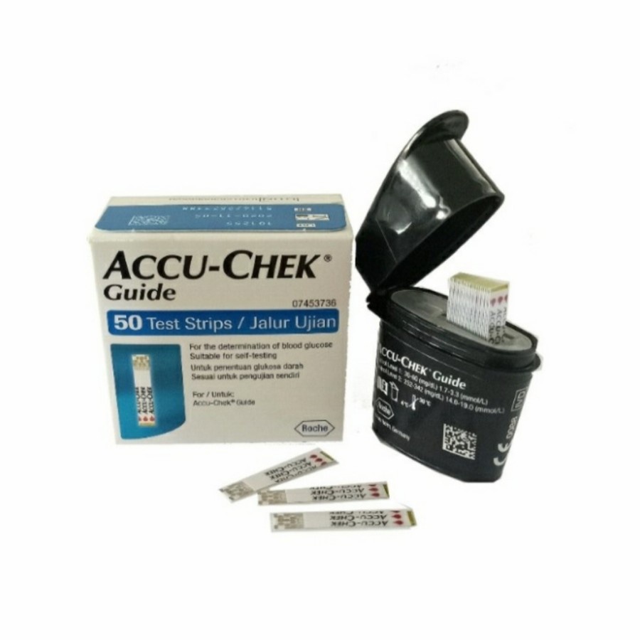 Jual Strip Accu Check Guide Isi 50 Strips / Accucheck Guide Test Strip ...
