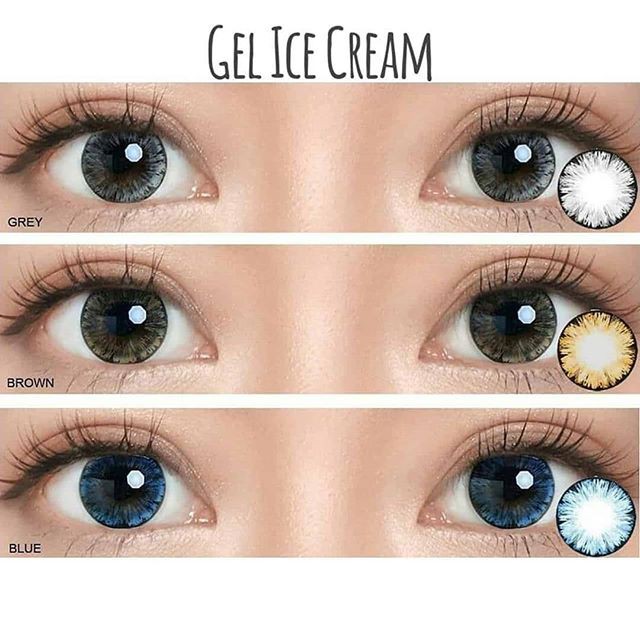 Jual Softlens Gel Ice Cream 16mm | Shopee Indonesia