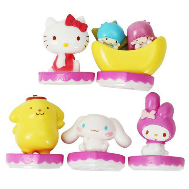 Jual JUAL SATUAN Figure + stamp SANRIO | Shopee Indonesia