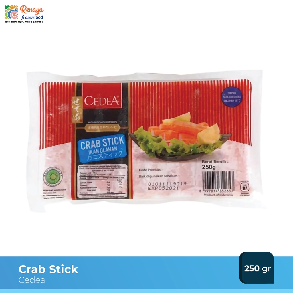 Jual Cedea Crab Stick Sosis Steamboat Kepiting Frozen Food Makanan ...