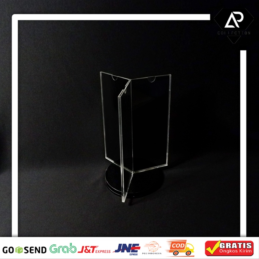 Jual Tempat Menu Putar Akrilik - Acrylic Display Menu Cafe Model ...